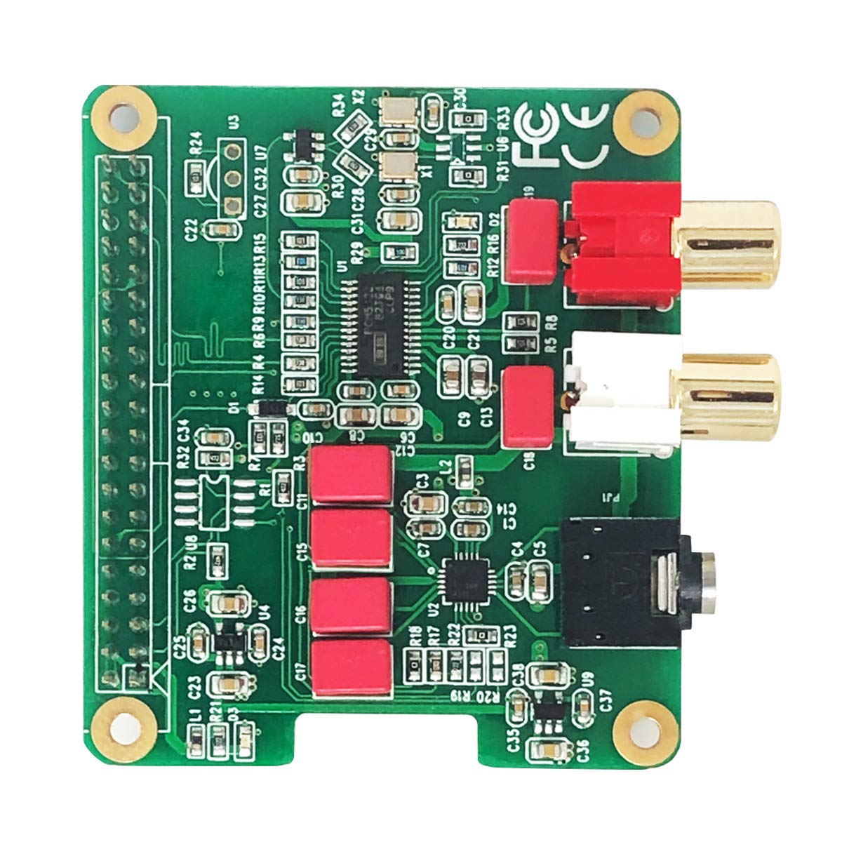 Raspberry_Pi_HiFi_DAC_HAT_PCM5122_HiFi_DAC_Audio_Card_Expansion_Board ...