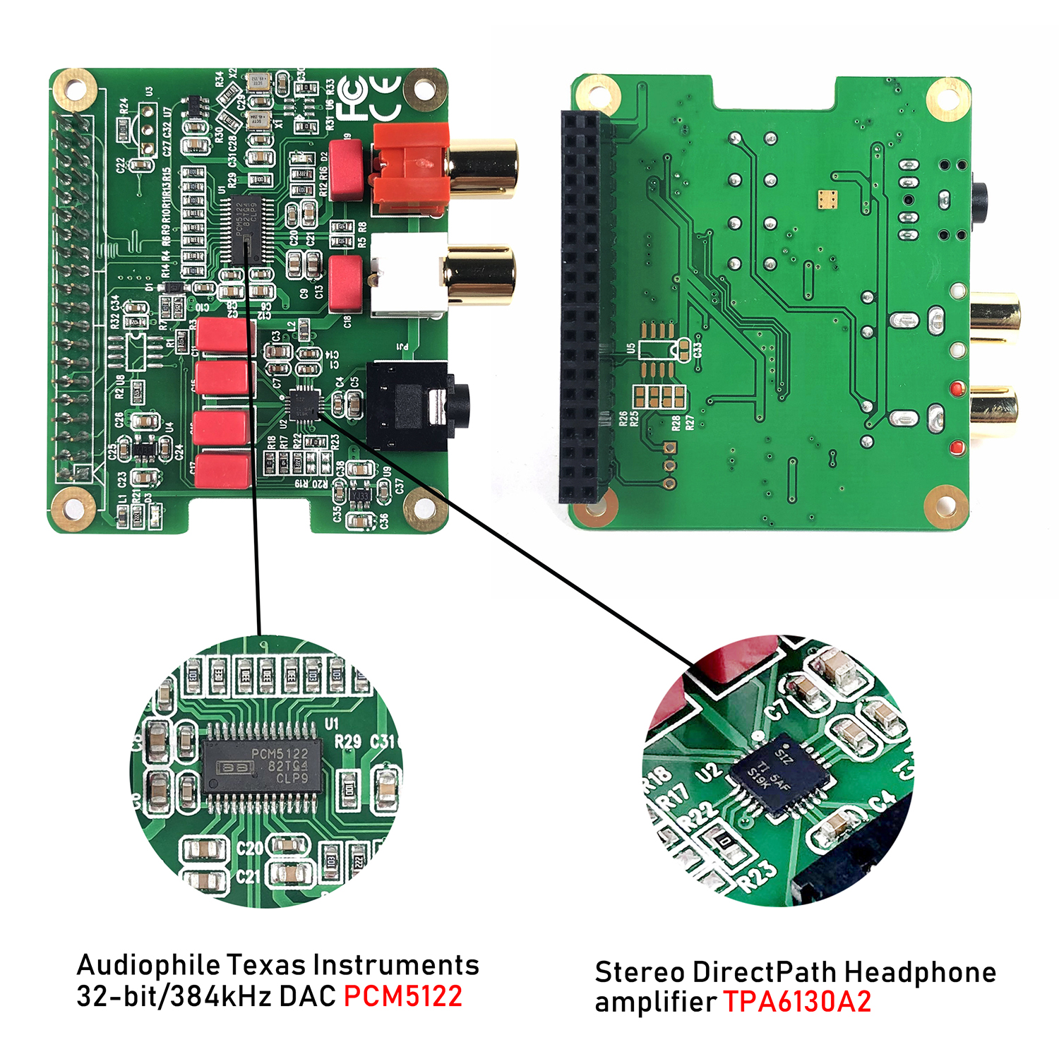 Raspberry_Pi_HiFi_DAC_HAT_PCM5122_HiFi_DAC_Audio_Card_Expansion_Board_Raspberry_Pi_3_B+_Pi_Zero ...