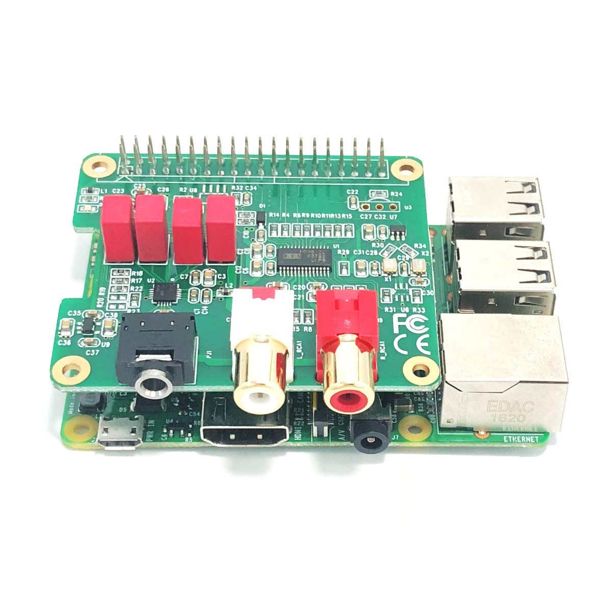 Raspberry_Pi_HiFi_DAC_HAT_PCM5122_HiFi_DAC_Audio_Card_Expansion_Board ...