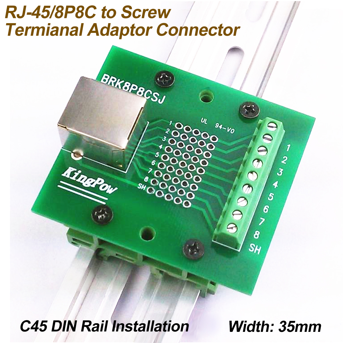 RJ-45_8P8C_to_Screw_Termianal_Adaptor_Connector_Breakoutout_Board ...