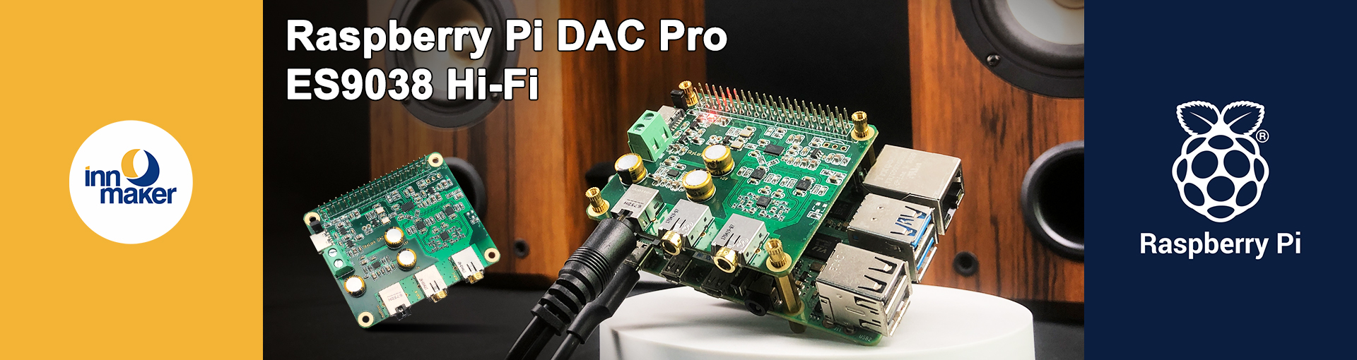 Raspberry pi hifi dac pro es9038 – INNOMAKER| Automotive Ethernet|USB ...